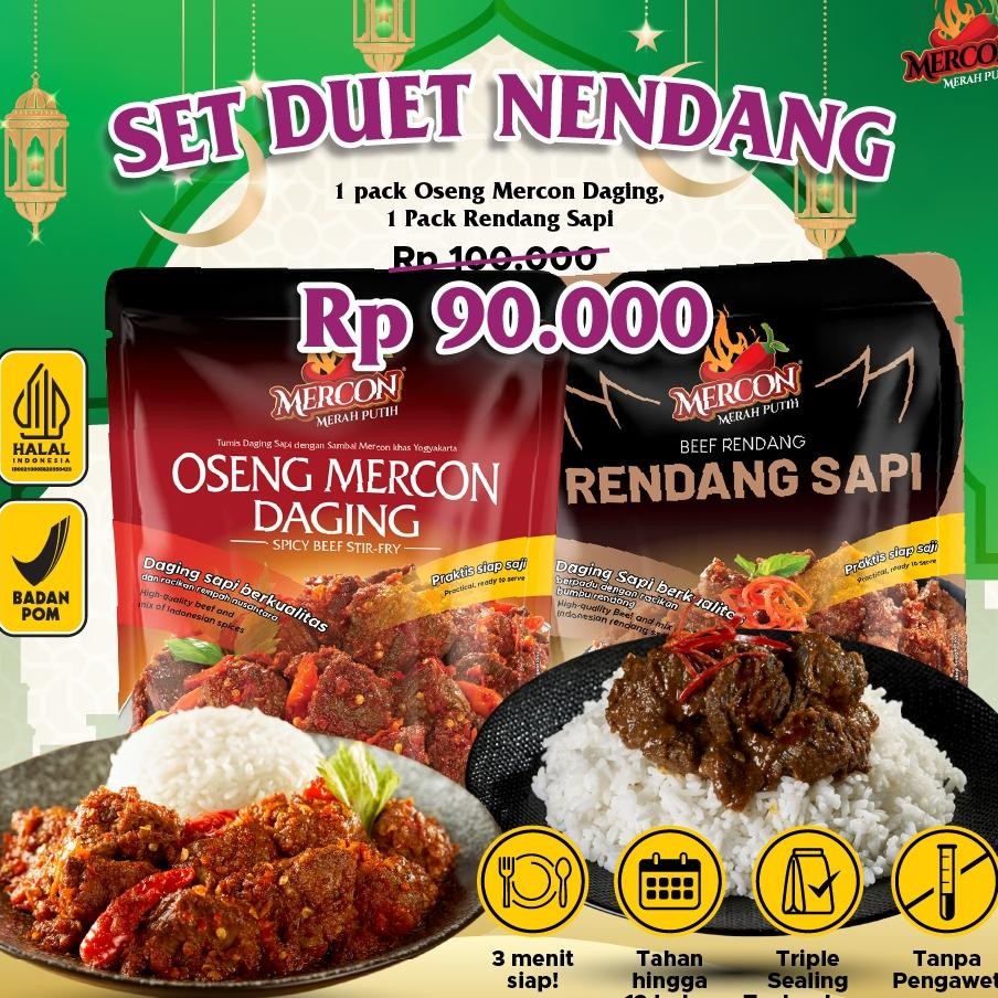 Jual Mercon Merah Putih Et Duet Nendang Ii Oeng Mercon Daging Rendang ...