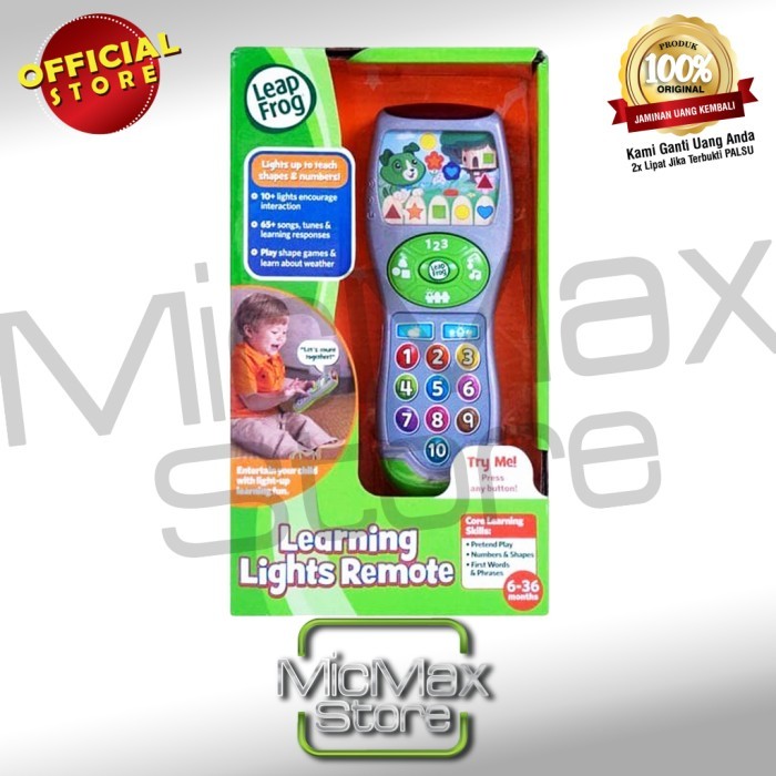 Jual LeapFrog Leap Frog Scout's Learning Lights Remote Grey Abu | Shopee Indonesia