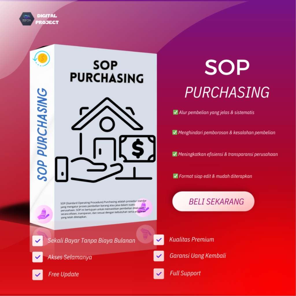 Jual Paket SOP PURCHASING – Sistem Oprasional untuk Efisiensi ...