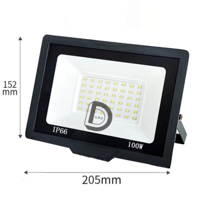Jual Lampu Sorot Led 100W/Lampu Tempak Led 100W/ Flood Light 100W Outdoor | Shopee Indonesia
