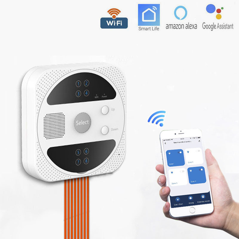 Jual WEASH 4/6/8-zone Smart Garden Irrigation Controller WiFi Watering ...