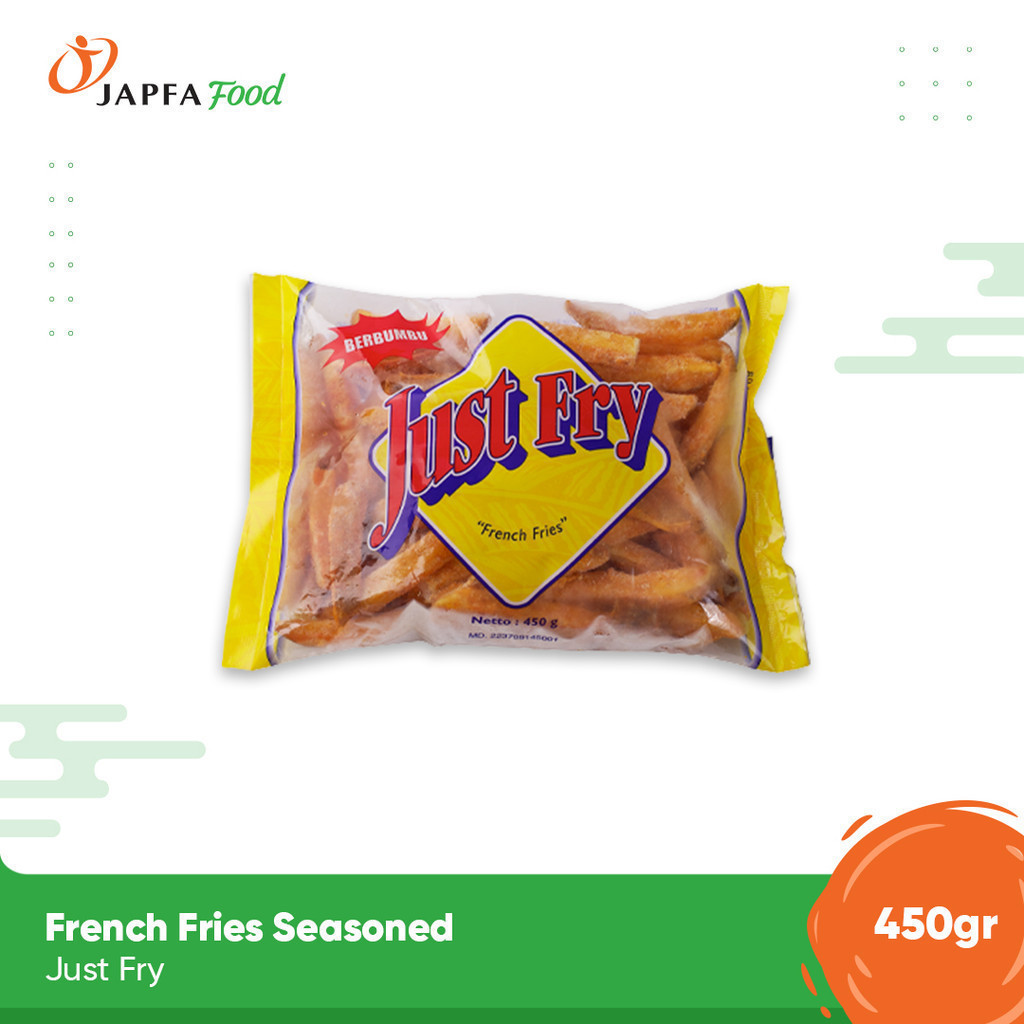 Jual Just Fry Kentang Just Fry Berbumbu / French Fries Seasoned 450 gr ...