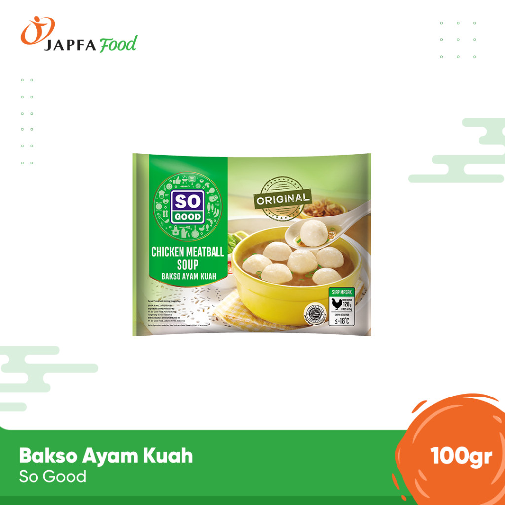 Jual So Good Bakso Ayam Kuah 100gr / Bakso Ayam Instant Halal dengan ...