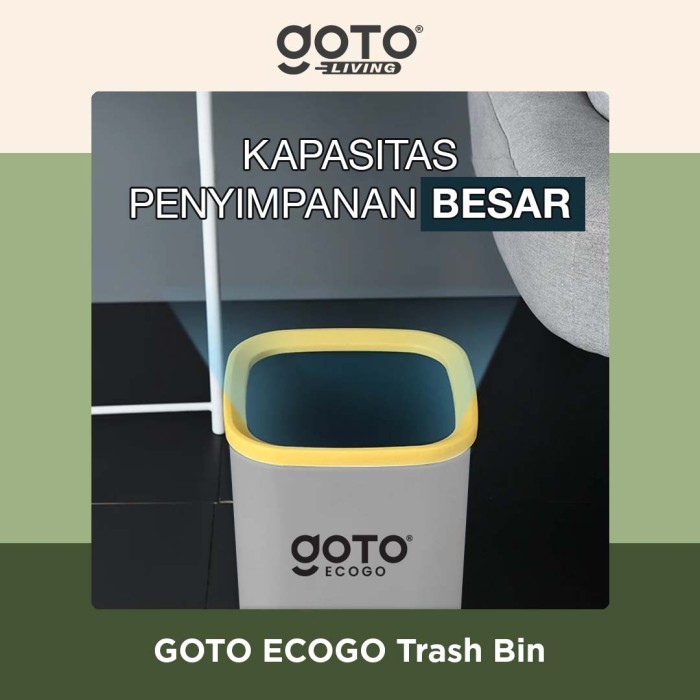 Jual DISKON GOTO ECOGO TEMPAT TONG KERANJANG KOTAK SAMPAH MINI BESAR AESTHETIC WRT84 | Shopee ...