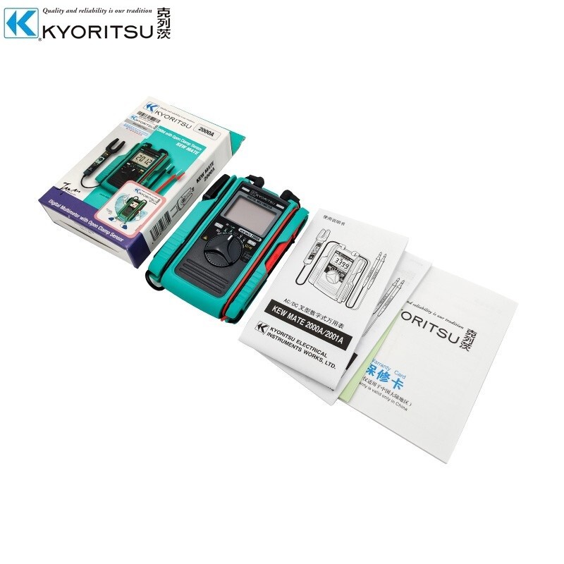 Jual Baru KYORITSU KEW2000A KEW2001A KEW2012RA Multimeter Clamp 600V ...