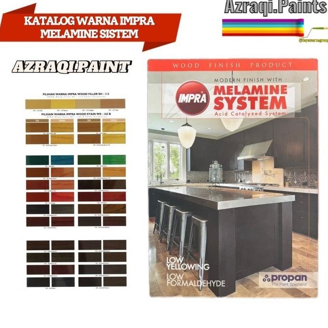 Jual KATALOG WARNA IMPRA MELAMINE SYSTEM ( BY PROPAN THE PAINT ...
