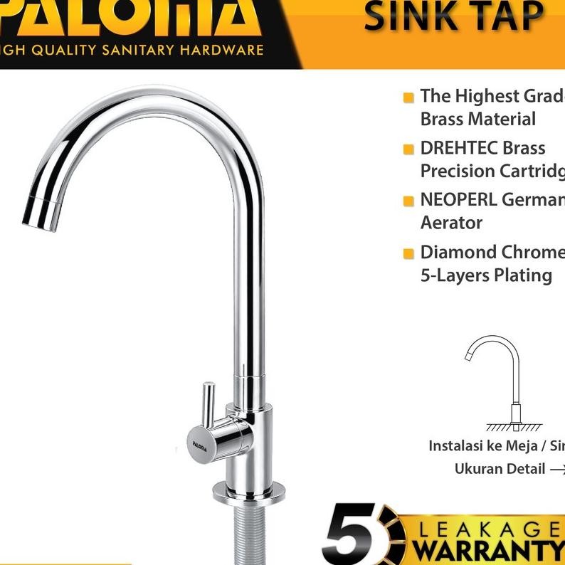 Jual Tap Paloma F1861 Eran Ran Air Dingin In Watafel Dapur | Shopee ...