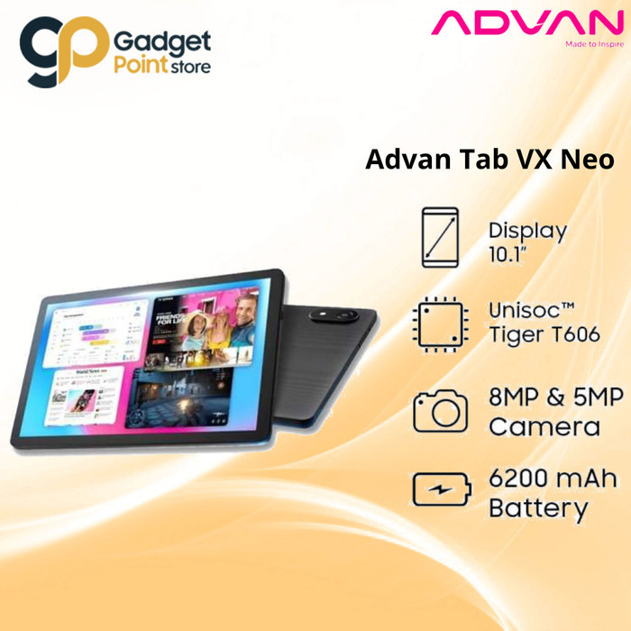 Jual Advan Tab Vx Neo 10'' Ips Screen 4/128Gb Android 14 Garansi Resmi | Shopee Indonesia