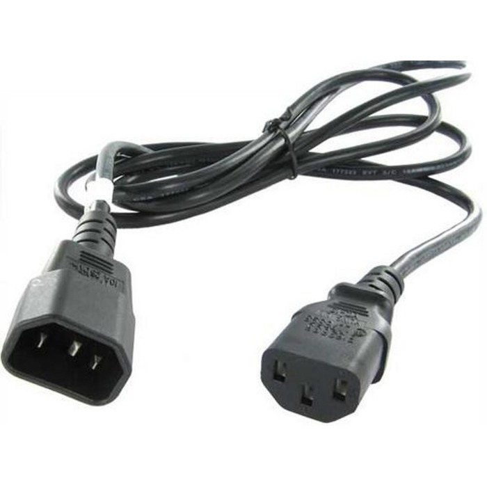 Jual Kabel Cable Power Output Ups Apc C13 To C14 3Mtr 1,5Mm | Shopee ...