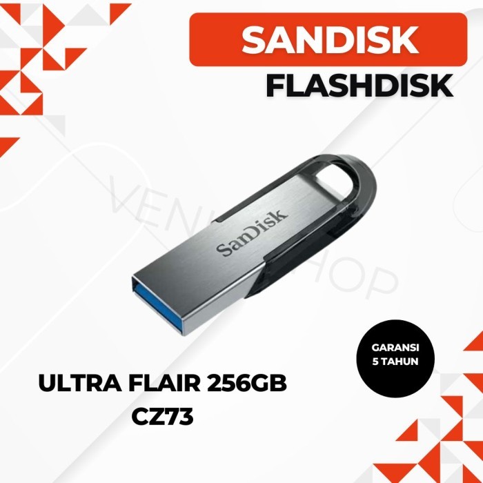 Jual Sandisk Flashdisk Ultra Flair 256Gb Cz73 Usb 3 - Ultraflair 256 Gb | Shopee Indonesia