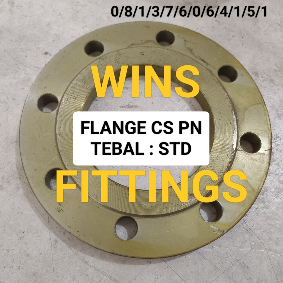 Jual FLANGE CS PN 16 4" SS400 tebal STD besi 4 inch A105 CARBON STEEL ...