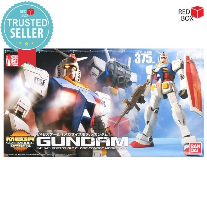 Jual Mega Size RX-78-2 Gundam Bandai Original Gunpla 1/48 Model Kit RX78 | Shopee Indonesia