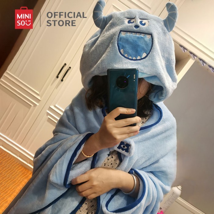 Jual Miniso Selimut Dengan Topi Lotso Blanket With Hat Toy Story ...