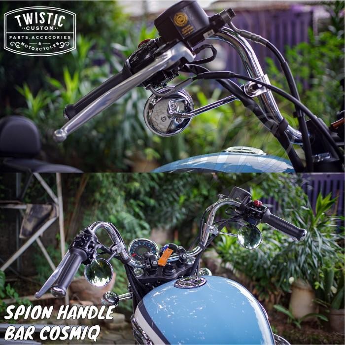 Jual Spion Motor Cosmiq Retro Bulat Harley W175 XSR Benelli Chopper ...