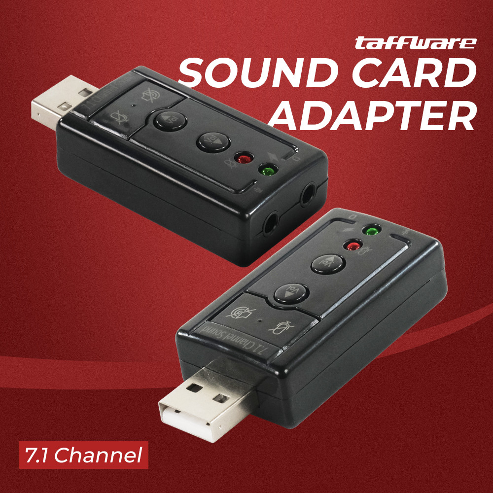 Jual USB 7.1 Channel Sound Card Adapter | Shopee Indonesia