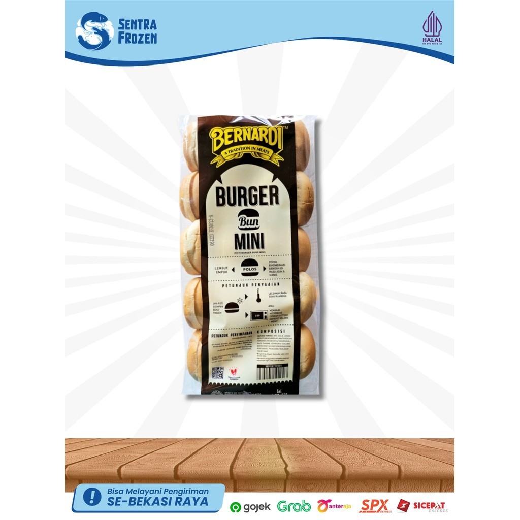 Jual BERNARDI BND ROTI BURGER MINI 20S ( 9 ) | Shopee Indonesia