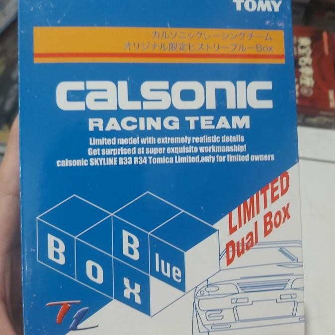 Jual Tomica Limited Calsonic Racing Team Skyline R31 R32 Blue Box ...