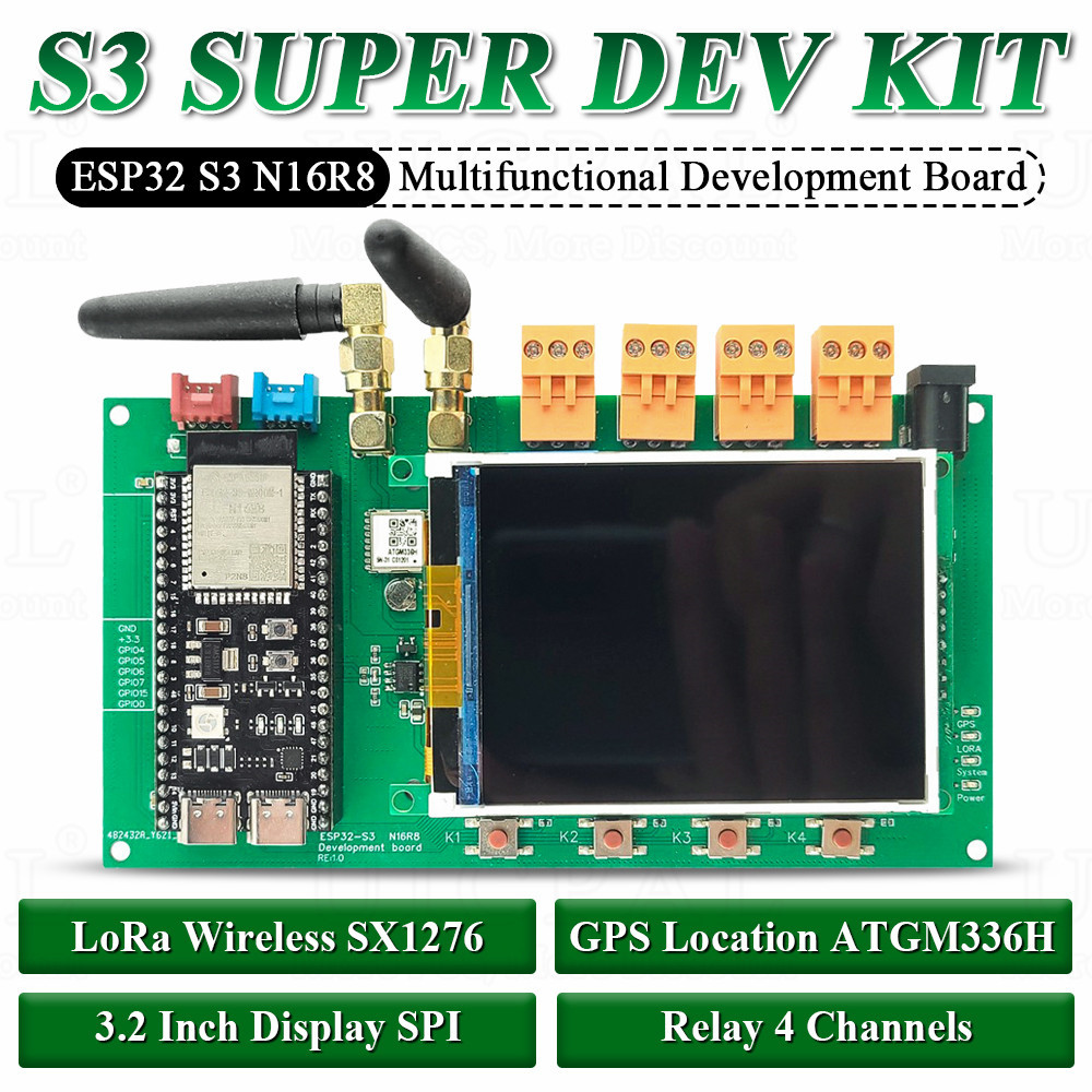 Jual JETS ESP32 S3 Development Board Kit N16R8 BT Wifi Module ATGM336H ...