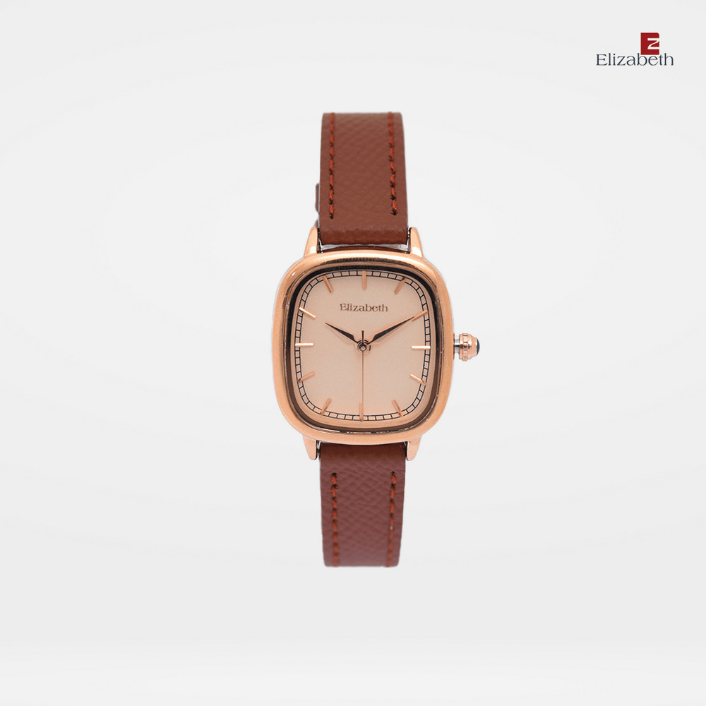Jual Jam Tangan Wanita - Elizabeth | Leather Strap 2200-0871 | Shopee ...
