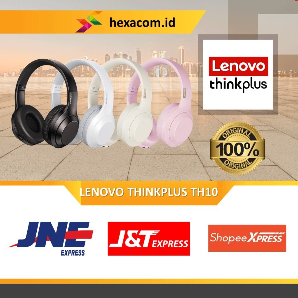 Jual HEADSET LENOVO THINKPLUS TH10 BLUETOOTH 5.0 HEADPHONE | Shopee ...