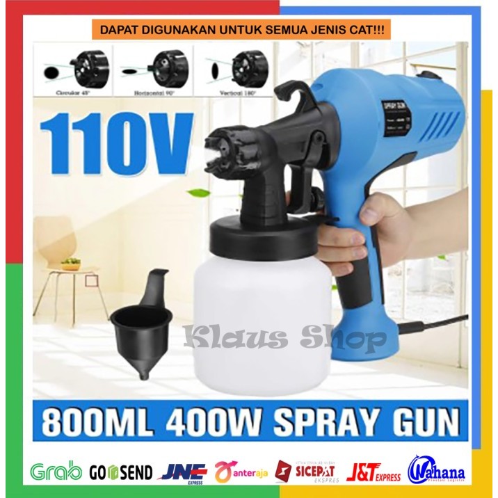 Jual MESIN ALAT SEMPROT CAT KOMPRESOR LISTRIK ELEKTRIK SPRAYER GUN ...