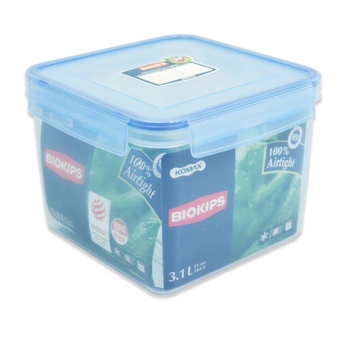 Jual komax biokips wadah makanan 3,1 Liter / wadah makanan 3100 ml ...