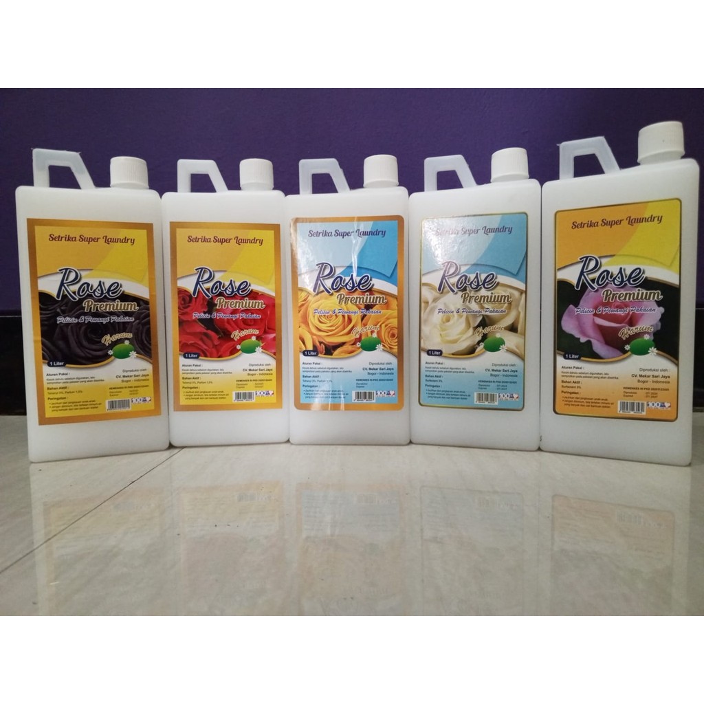 Jual Pelicin setrika & Pewangi Pakaian Rose Premium 1L /Pewangi setrika ...