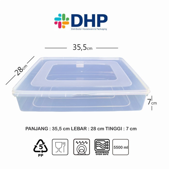 Jual >>>>>] Kotak Donat Donali 5500ML Box Donatsu Kotak Kue Sealware ...