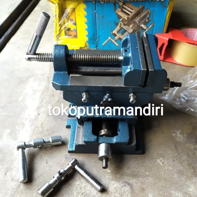 Jual Ragum Silang 4" / Vice Cross 4" Ragum Slide Cross / Catok Bais ...