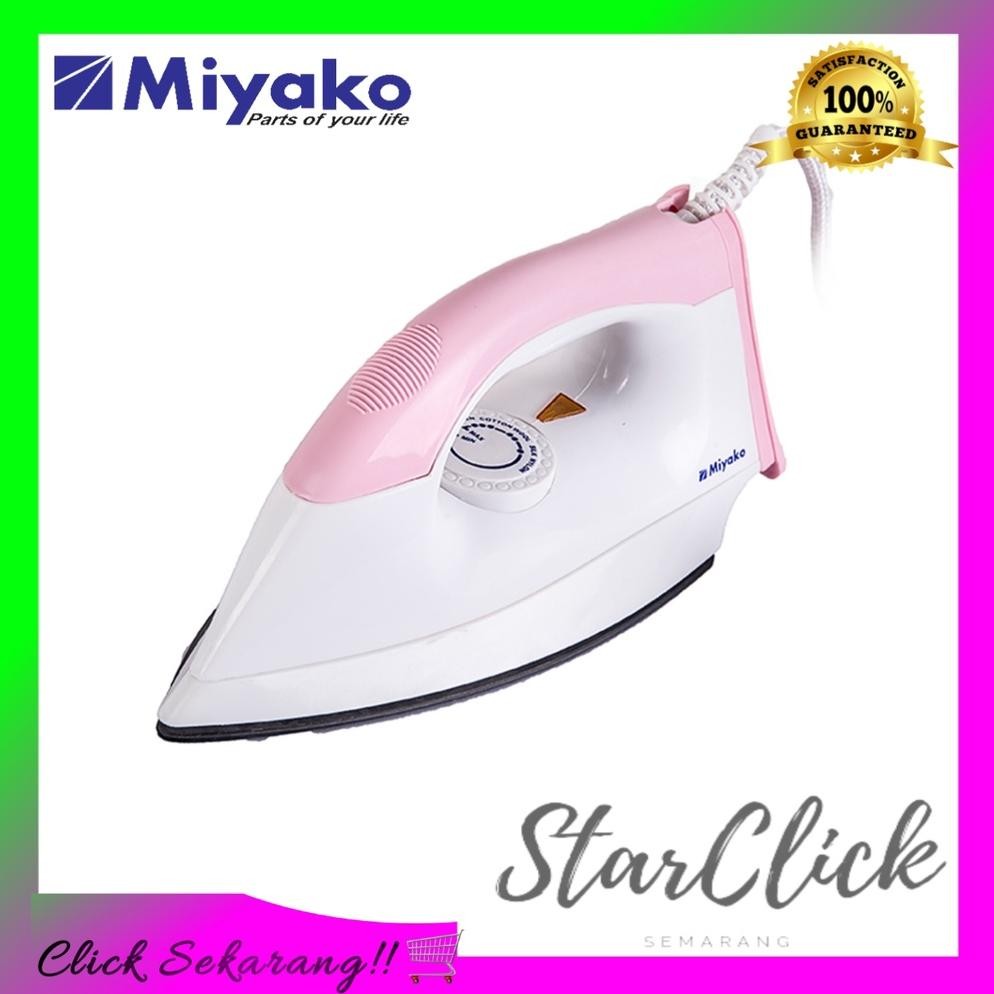 Jual hj-54 MIYAKO Setrika Iron EI 1000 M - UNGU / EI 1000 M -BIRU /EI ...
