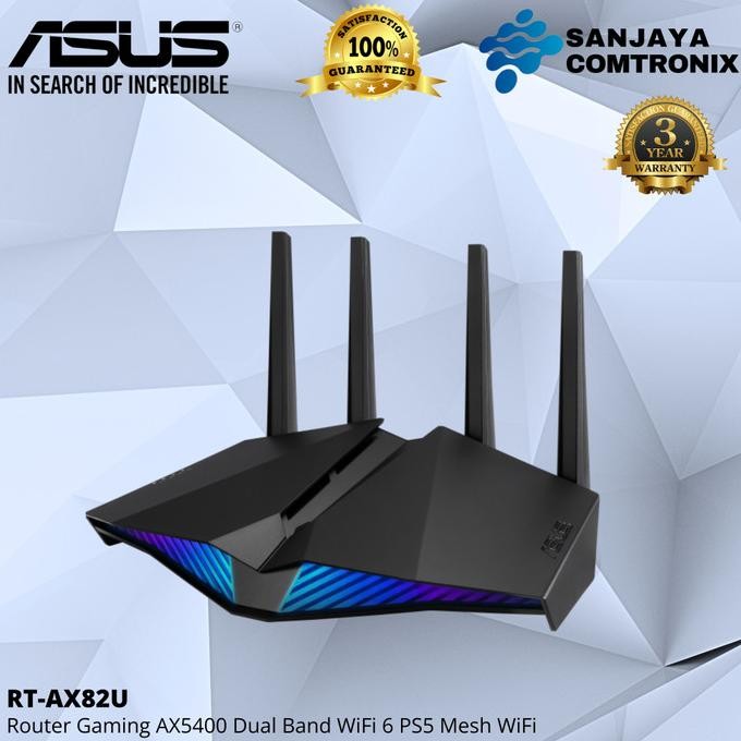 Jual Asus Rt-Ax82U Router Gaming Ax5400 Dual Band Wifi 6 Ps5 Mesh Wifi Premium | Shopee Indonesia