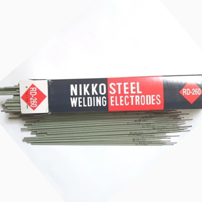 Jual PER 1 KG Kawat Las 2 mm Niko RD 260 Welding Electrodes Listrik Besi Baja | Shopee Indonesia