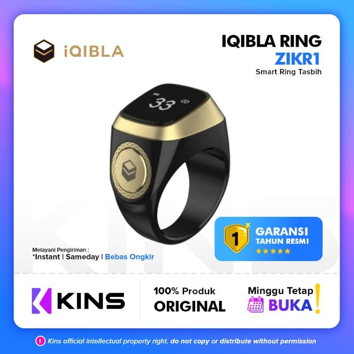 Jual iQibla Zikr Ring Lite - Cincin Tasbih Pintar (Polyester) | Shopee Indonesia