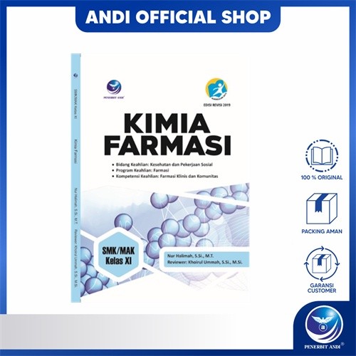 Jual Buku Kimia Farmasi SMK/MAK Kelas XI, Bidang Keahlian: Kesehatan dan Pekerjaan Sosial ...