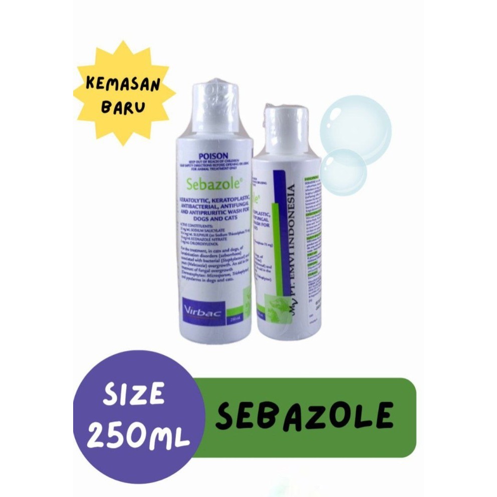 Jual Sebazole 250Ml/Shampo Jamur/Kucing & Anjing Terlaris | Shopee ...