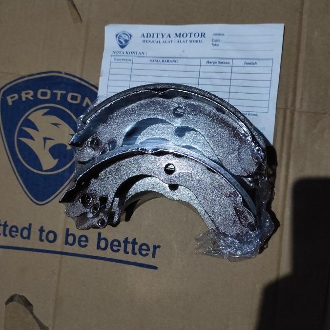 Jual Kampas Rem Kanvas Rem ( Brake Shoe) Belakang Proton Wira Set 4 Pc ...