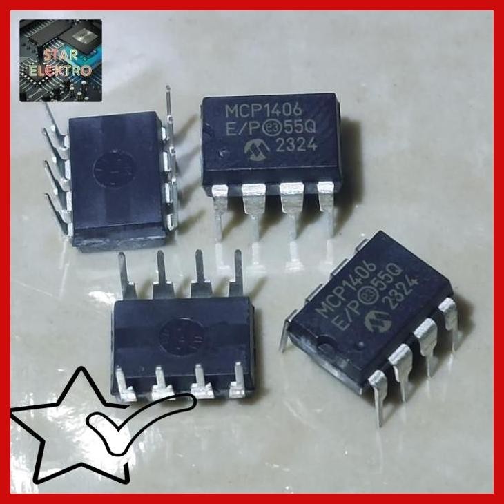 Jual [SRE] MCP1406-E/P DIP-8 TANCAP MCP1406 MCP 1406 IC MICROCHIP ...