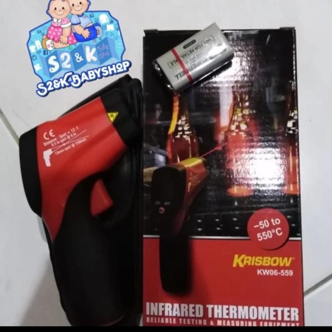 Jual CO Krisbow Alat Ukur Termometer Infra Merah 2 Laser/KW06-559 ...