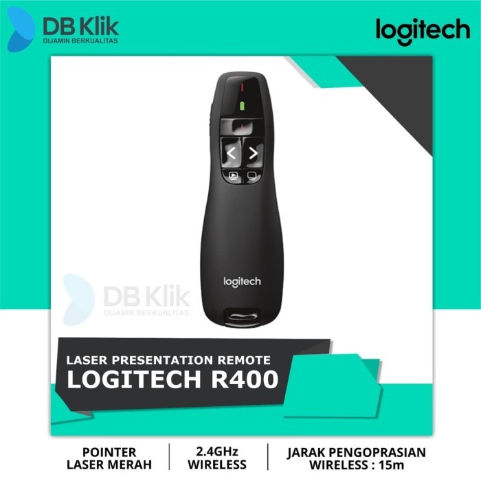 Jual Wireless Presenter Logitech R400 Unit Baru / Segel | Shopee Indonesia