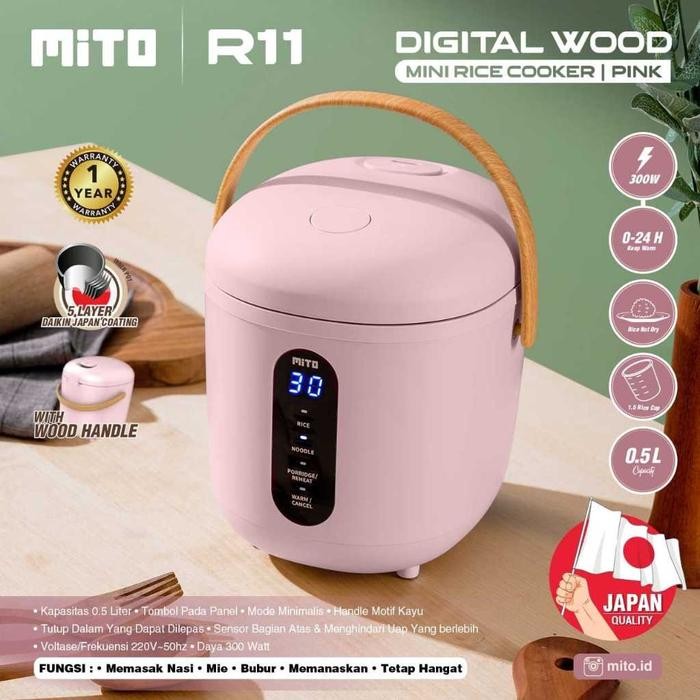 Jual Tebaru RICE COOKER MITO R11 DIGITAL MINI KAPASITAS 0.5 LITER ...