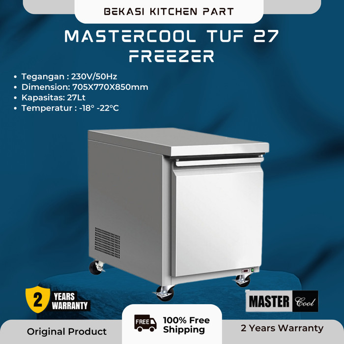 Jual FRIDGE LINE MASTERCOOL UNDERCOUNTER FREEZER 1 DOORS TUF 27 ...