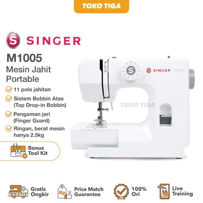 Jual Mesin Jahit SINGER M1005 Portable Mini Multifungsi | Shopee Indonesia