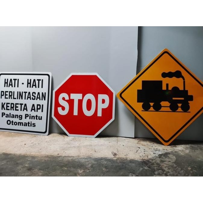Jual Produk Baru!! Rambu Stop Octagon 60Cm X 60Cm, 45Cm X 45Cm, Plat ...