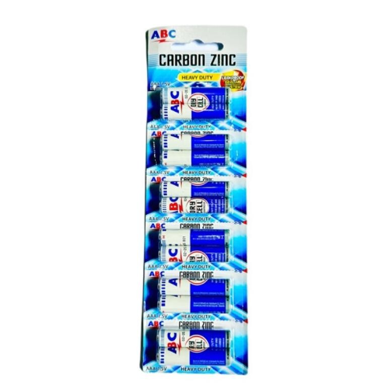 Jual Viral Baterai Abc Remote Aaa Carbon Zinc Biru Isi 12 Pcs | Shopee ...