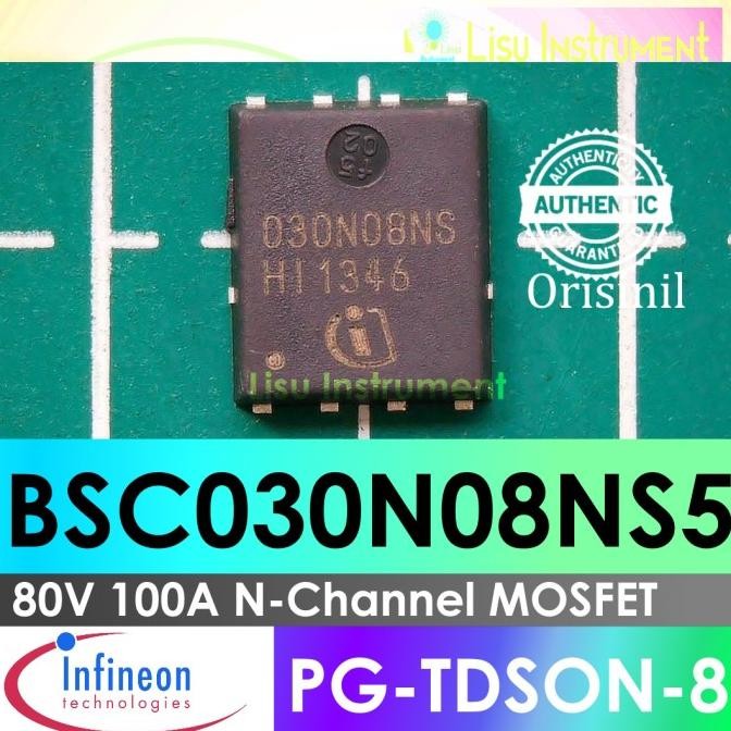 Jual Baru BSC030N08NS5 80V 100A OptiMOS 5 N-Channel Power MOSFET ...