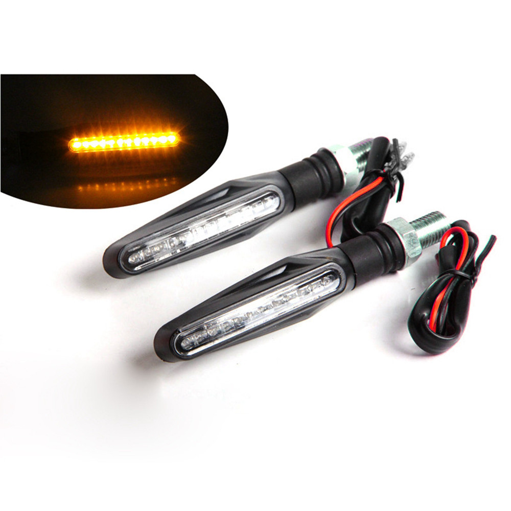 Jual Lampu Sein LED Motor Turn Signal Indicator 12 V 2 PCS - R1 - Black ...