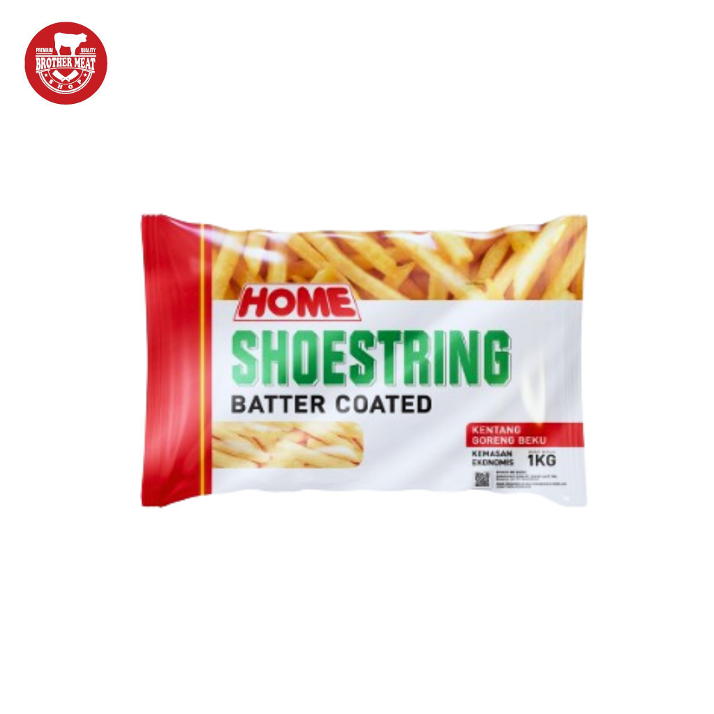 Jual HOME French Fries Shoestring Butter Coated 1kg, Kentang Goreng Frozen | Shopee Indonesia