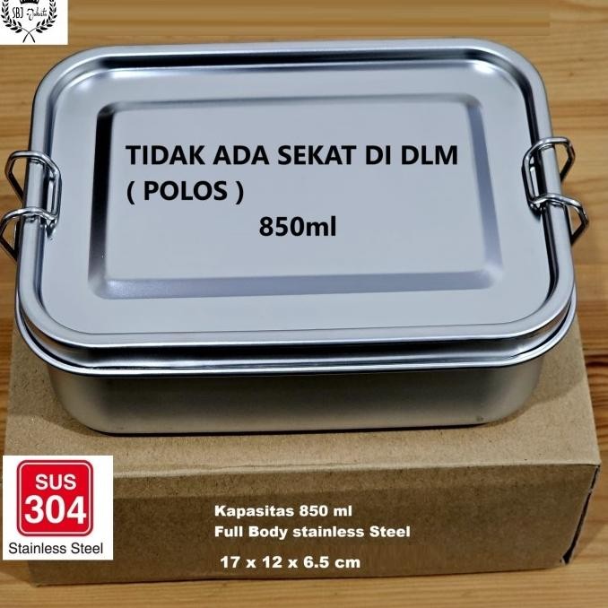 Jual KOTAK MAKAN FULL STAINLESS SUS 304 LUNCH BOX TEMPAT MAKAN KUROMI HELLO KITTY 850ML | Shopee ...