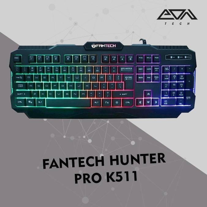 Jual BEBAS ONGKIR - Fantech HUNTER PRO K511 Membrane Gaming Keyboard ...