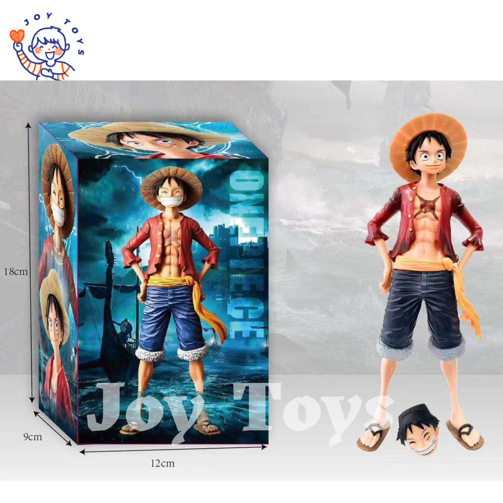 Jual LUFFY SMILING CHANGE FACE 1 PCS ONE PIECE FIGURE TOYS | Shopee ...